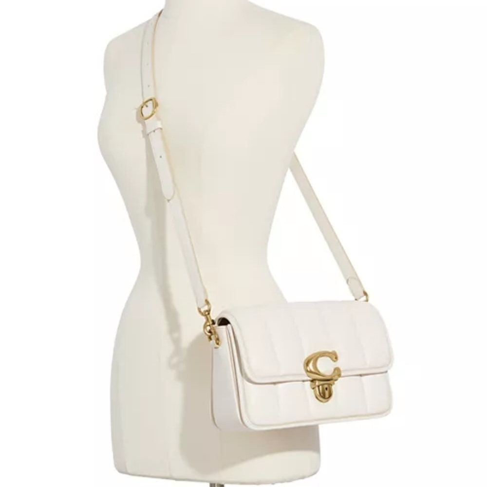 Coach Studio Quilted Leather Shoulder Bag Crossbody C… - Gem